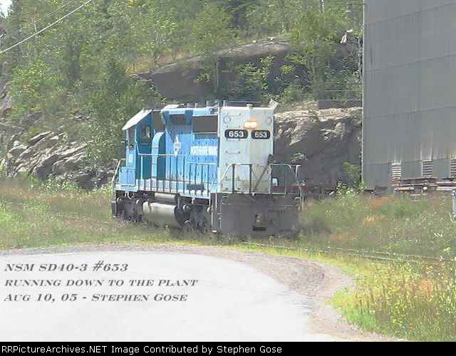 NSM #653 running lite on the hill track